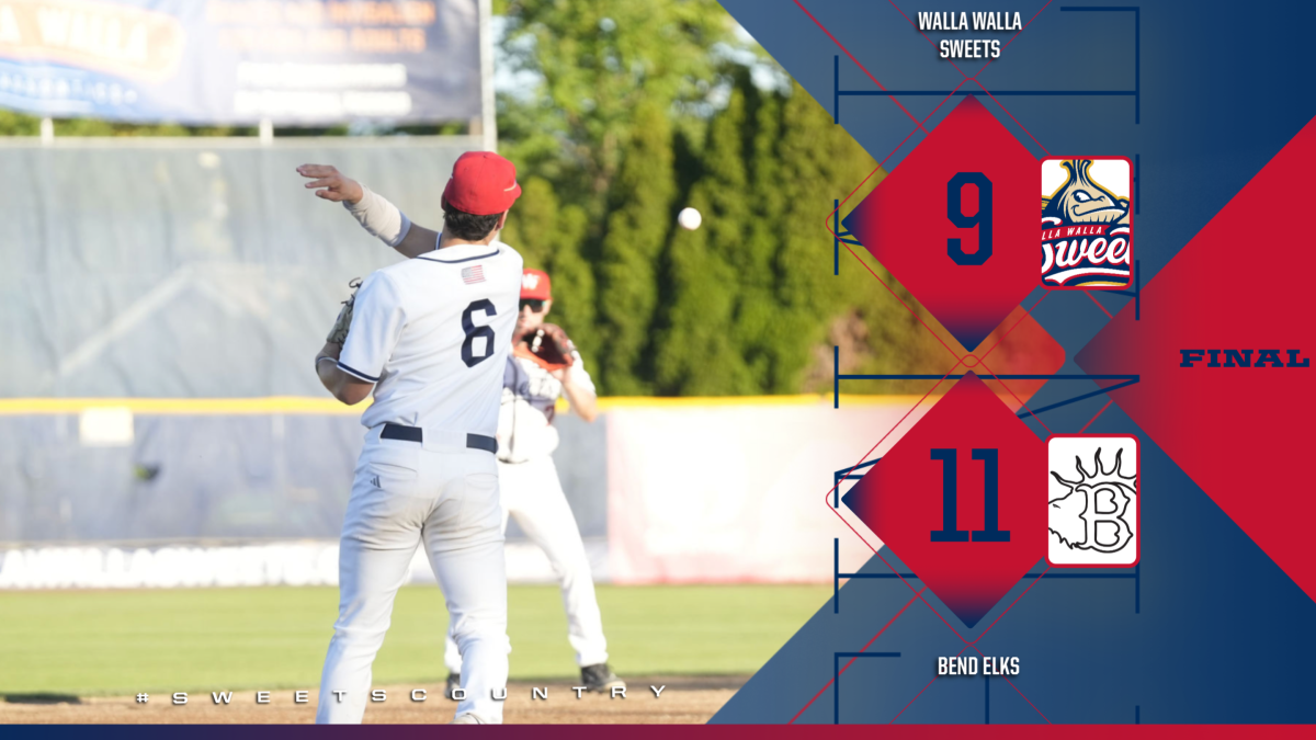 Sweets Lose Series Opener 11-9 Against the Elks – Walla Walla Sweets ...