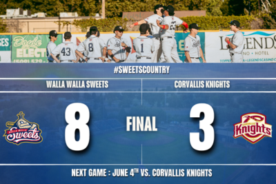 Sweets Stay Hot, Clinch First Series Win of 2026 – Walla Walla Sweets ...